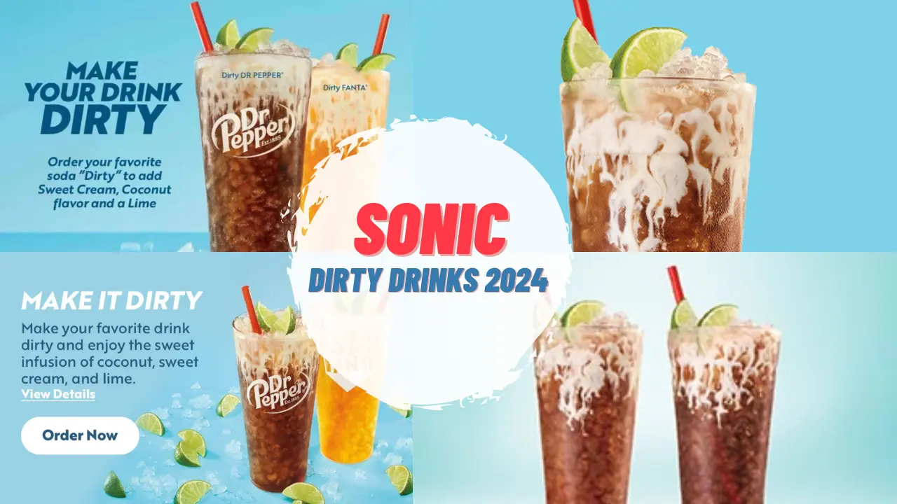 Sonic Dirty Drinks 2025 - Coconut, Lime & Cream Delight